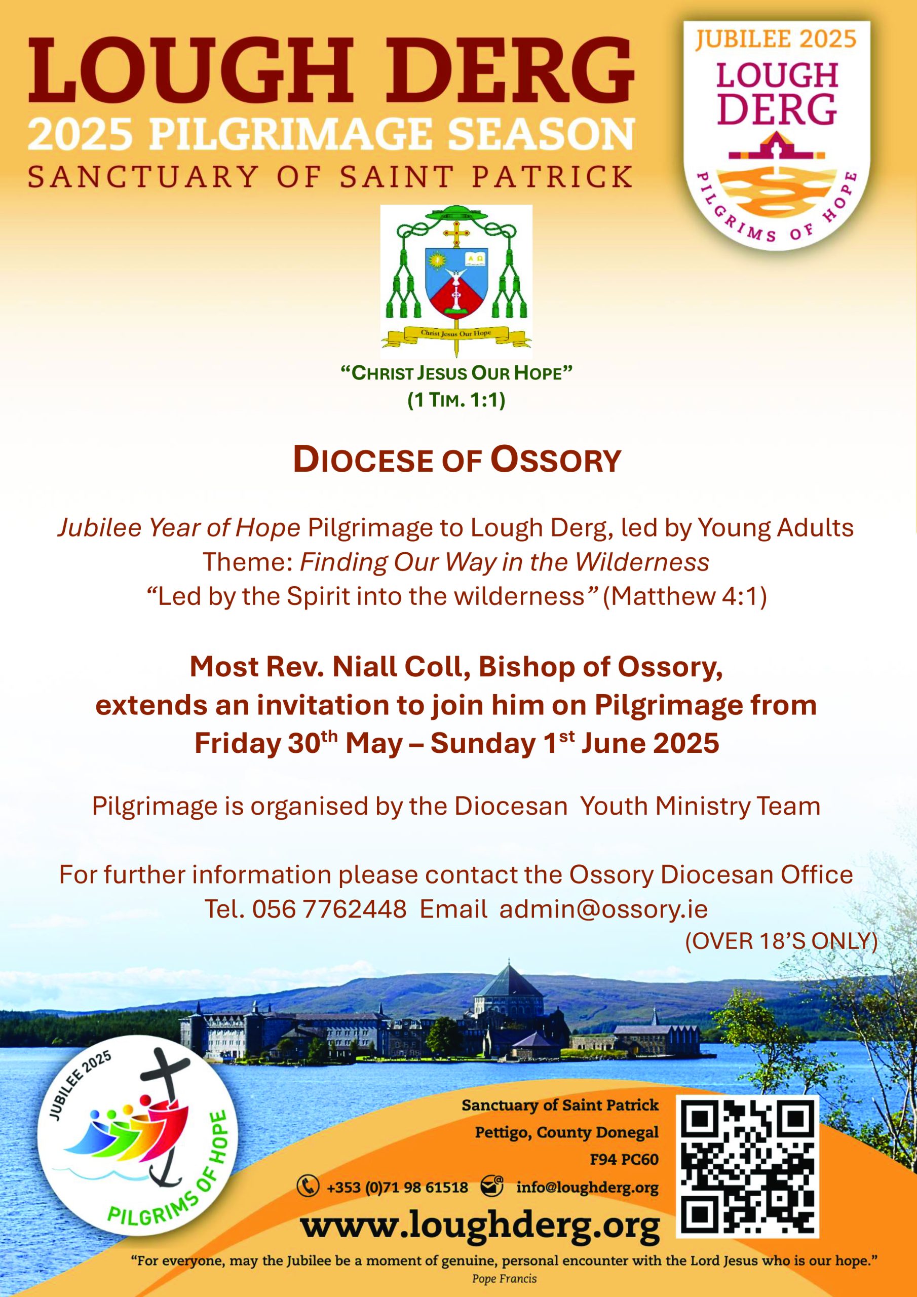 Jubilee Pilgrimage to Lough Derg – St John's Parish, Kilkenny, Ireland